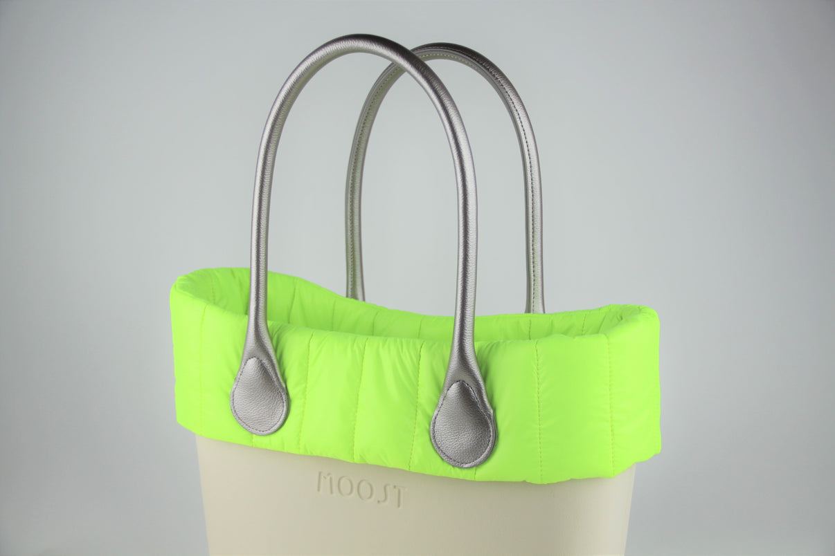 Neon Yellow Quilted Trim – Moost Bags